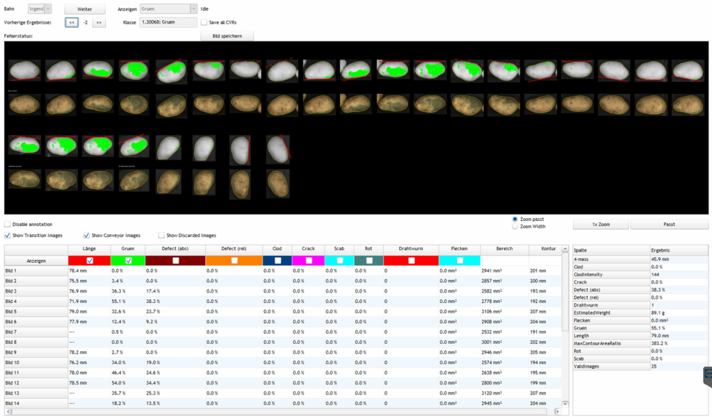 Size and quality sorting | Smart Grader